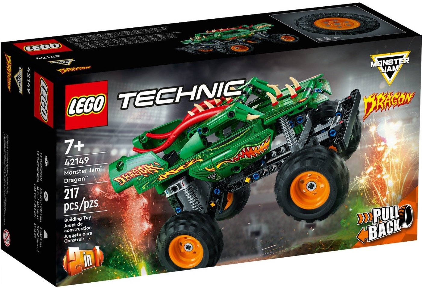 MONSTER JAM DRAGON - LEGO TECHNIC 42149 - Βιβλιοπωλεία Εκδόσεις ...